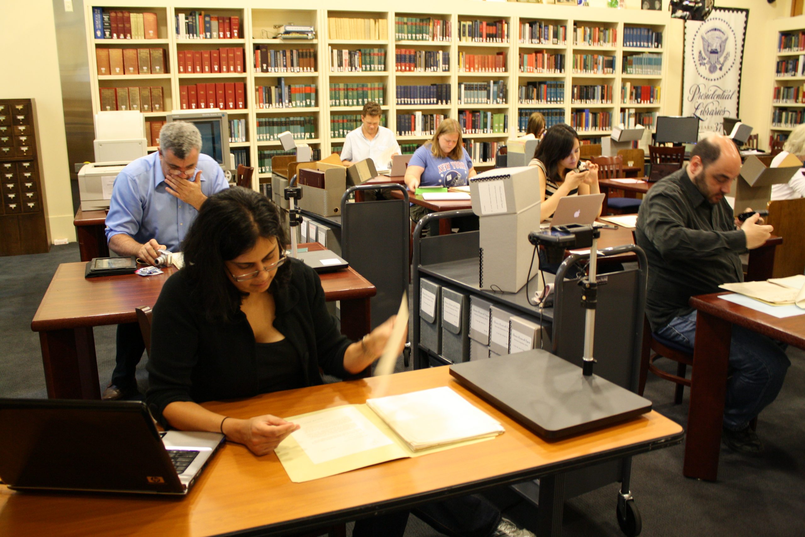 FDR Library Research Room on June 26, 2012 – Forward with Roosevelt
