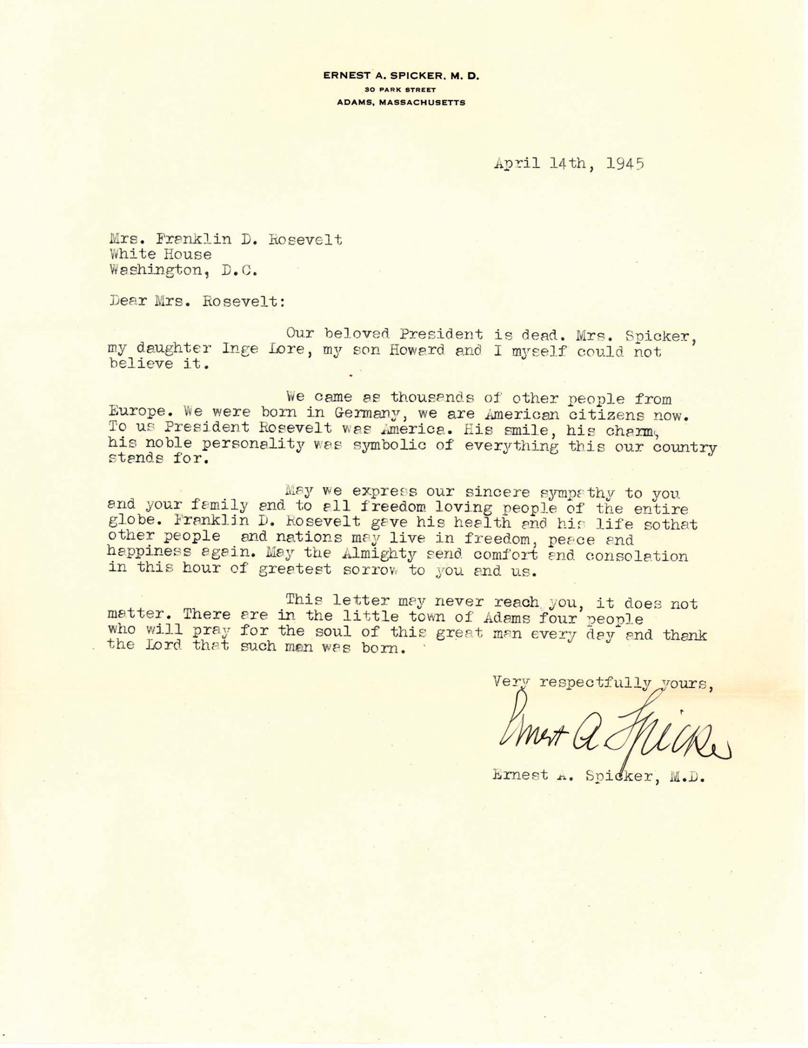 Remembering FDR – Forward with Roosevelt