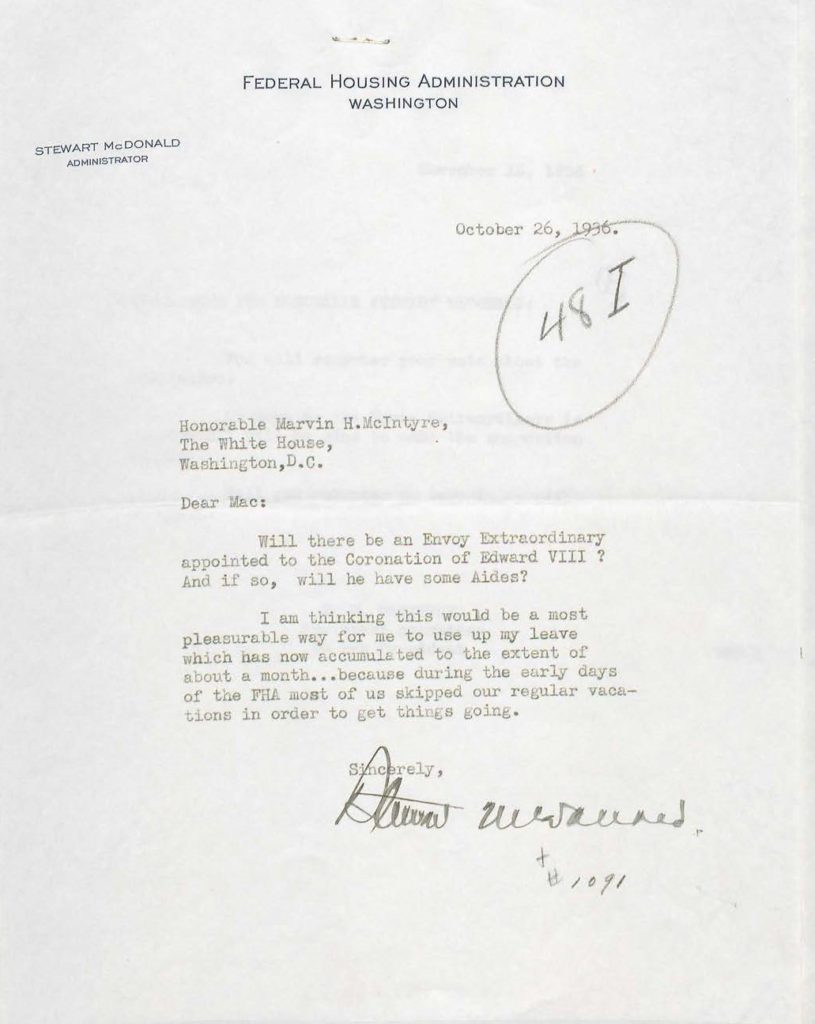 The Coronation of King George VI, May 12, 1937 – Forward with Roosevelt