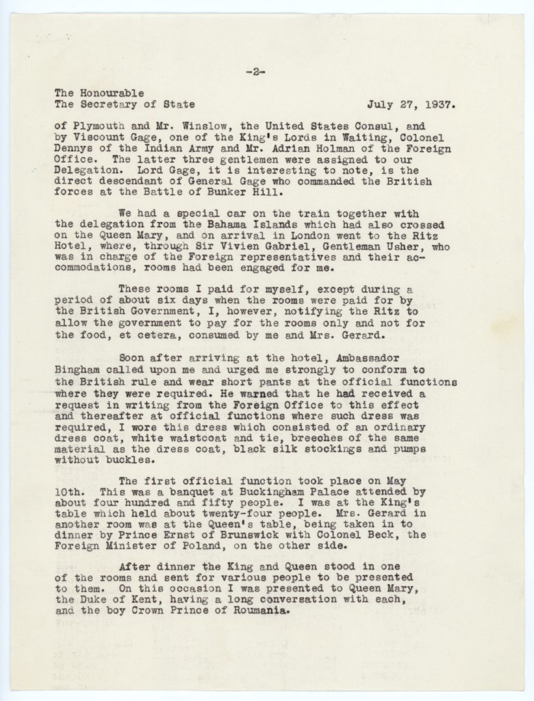 The Coronation of King George VI, May 12, 1937 – Forward with Roosevelt