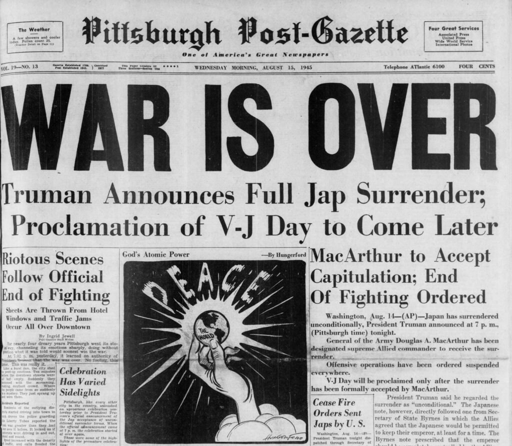 The Atom Bomb and V-J Day: Eleanor Roosevelt and the End of World War ...