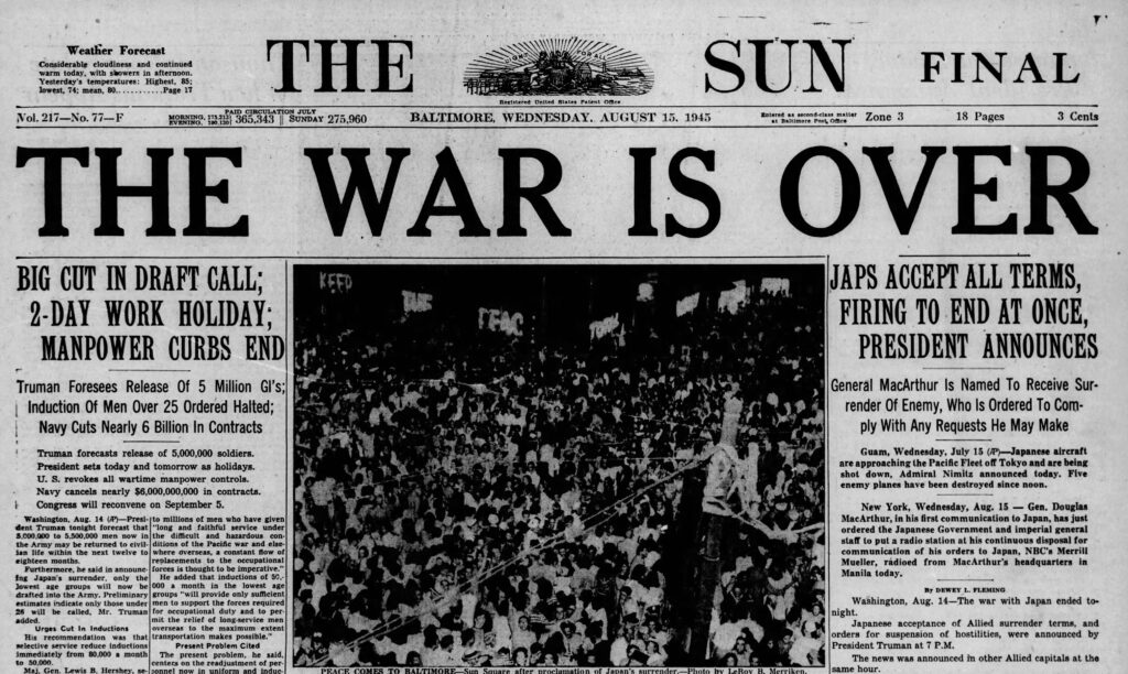 The Atom Bomb and V-J Day: Eleanor Roosevelt and the End of World War ...